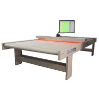 China Automatic Leather Measuring Machine CNC Leather Production Machine With Printer for sale