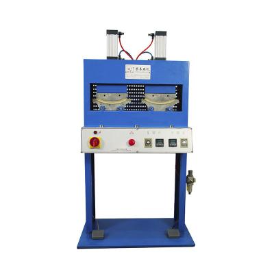 China Design Thermoplastic Toe Puff Coupling Machine for Vamp Leather and Sheeting Tip Binding Package Dimensions 530*1050*1700MM for sale