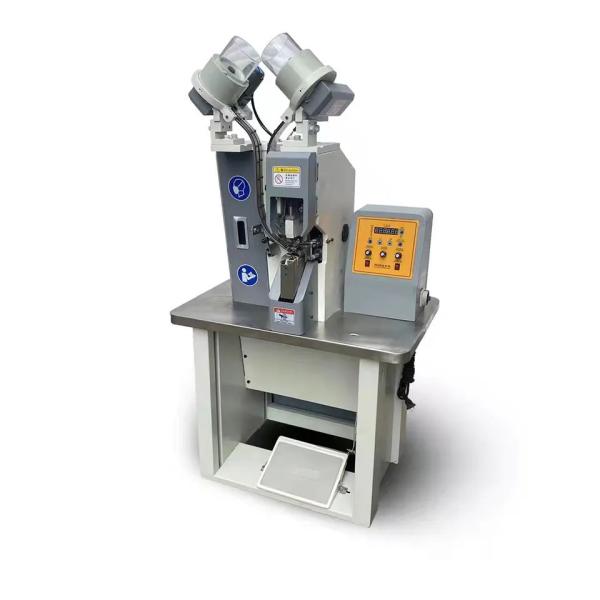 Quality Automatic Pneumatic Hole Punching & Eyeleting Shoe Making Machine for Handbags for sale