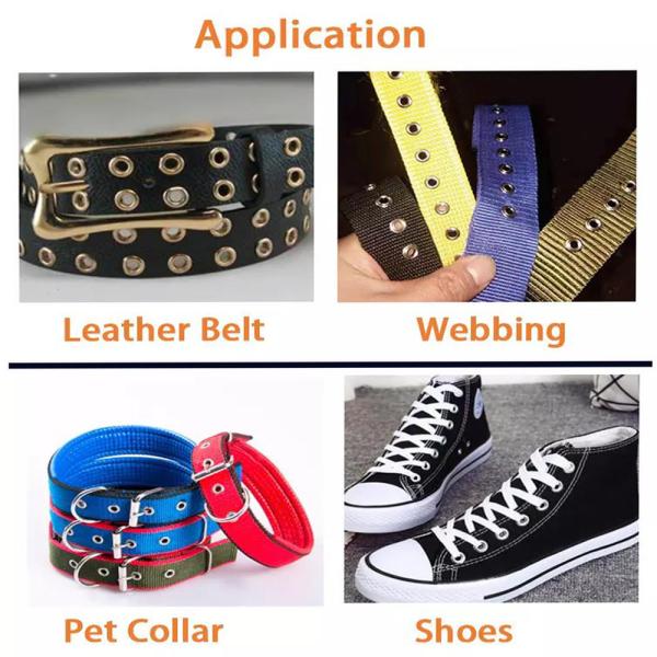 Quality Automatic Pneumatic Hole Punching & Eyeleting Shoe Making Machine for Handbags for sale