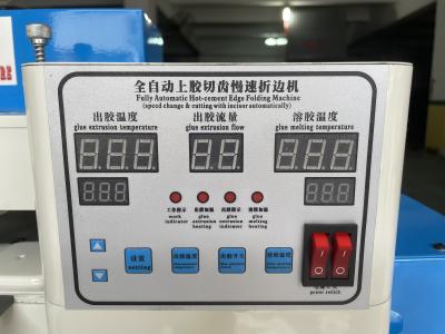 China Notebook Automatic Gluing and Folding Machine Leather Edge Folding Machine for sale