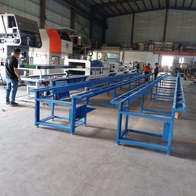China Customized Single/Double Layer Shoe Sole & Upper Assembly Line PVC Belt Conveyor Line for Morocco Customer for sale