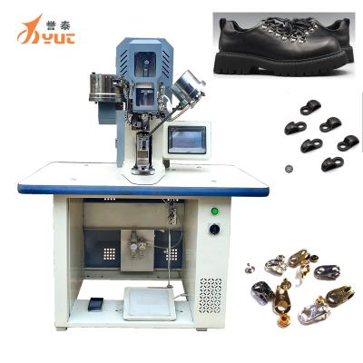 China Automatic Eyelet Machine Button Pressing Equipment for mountaineering shoe for sale