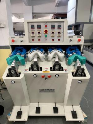 China Horizontal Two Hot and Two Cold Back Part Moulding Machine Shoe Heel Seat Molding Machine Shoe Back Part Making Machine for sale