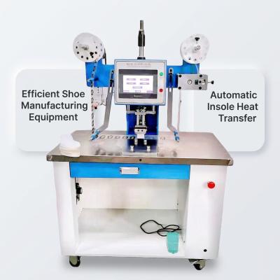 China Shoe Machines Semi-Automatic Insole Tongue Lable Heat Transfer Stamping Machine for sale