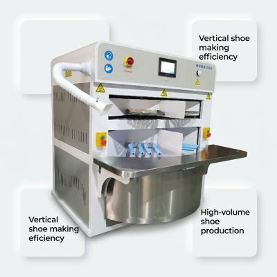 China Automatic Vertical Shoe Making Rotary Vamp Sole Cement Drying Activator Shoe Outsole Drying Activating Oven Machine for sale