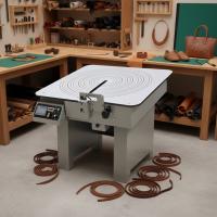 China Automatic Leather Spiral Cutting Machine for Braid Bracelet Strap and Shoemaking for sale