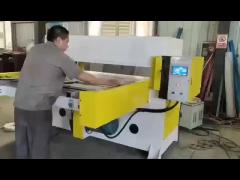 60 Tons Leather Fabric Hydraulic Die Cutting Machine Energy Efficiency