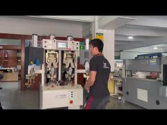 Shoe back part moulding machine