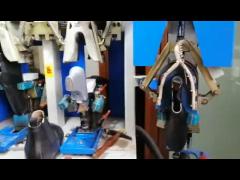 Shoe back part moulding machine