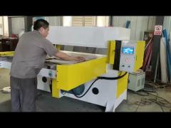 Double Side Hydraulic Die Cutting Machine Easy Installation Belt Strap Cutting Machine