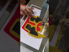DP*17 18針自動シューズシューティングマシン パソコンパターン 靴縫製機
