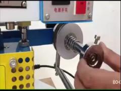 400 Semi-automatic Heat Pressing Machine for Hot Foil Stamping on Shoes Leather Paper PVC
