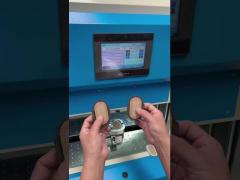 Leather folding machine