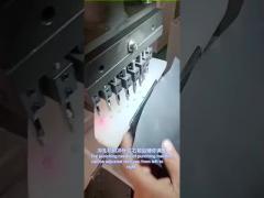 Pneumatic Shoelace Upper Fabric Multi Hole Punching Machine Sport Shoe Making Machine