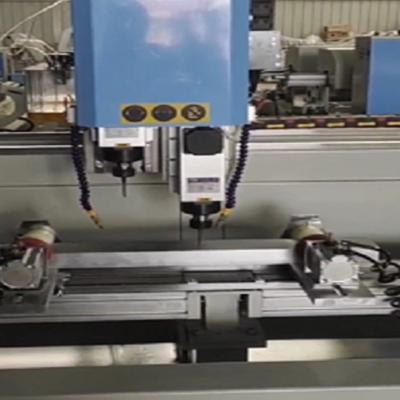 China CNC 3000mm Two Spindle Fully Automatic Aluminium Window Drilling Milling Machine à venda