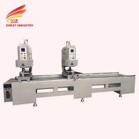 China PLC Control UPVC Door Window Welding Machine 2.5kw Seamless Welding 0.2mm for sale
