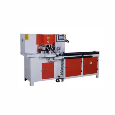 China Heavy upvc doors automatic pvc door machines mire plastic profile cnc machine double miter saw 45 for sale