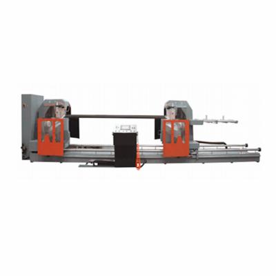 China Digital display double head cutting saw cutting machine aluminum profile 5 axis curtain wall notching saw for sale