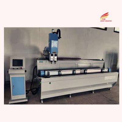 China CNC 3000mm Two Spindle Fully Automatic Aluminium Window Drilling Milling Machine à venda