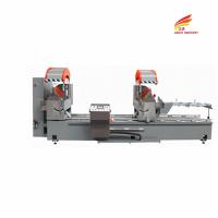 China CNC Double Head Precision Mitre Saw for Aluminum Profiles 22.5-90 Degree Cutting 0.1mm Accuracy for sale