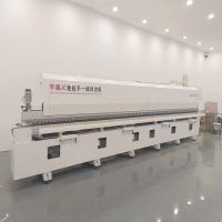 China Fully Automatic Semi Pass JC Pull Free Integrated Edge Banding Machine PLC Control 220V for sale