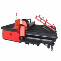 China Automatic CNC Glass Cutting Machine with Loading System for 10mm Glass Cutting for sale