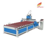 China CNC Door Window Glass Sealing Machine 2 Station Automatic Gluing 30-45% Material Saving for sale