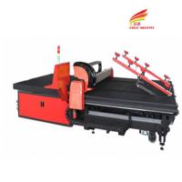 China CNC Semi Automatic Glass Cutting Machine 2600x2000mm High Precision Edge Cutting for sale