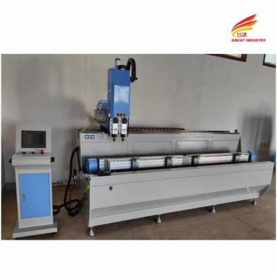 ALUMINUM CURTAIN WALL DRILLING MILLING MACHINE PVC DOOR MANUFACTURING MACHINE CNC DRILLING WITH MILLING MACHINE