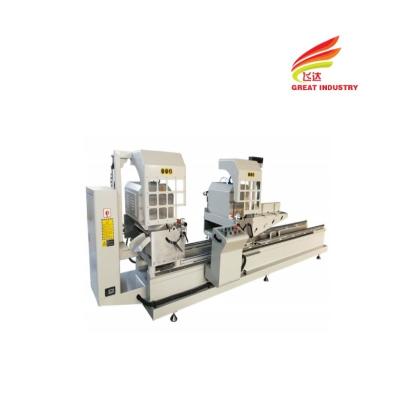 Cina UPVC WINDOW MAKING MACHINE WINDOW PRODUCTION MACHINE ALUMINIUM DOUBLE HEAD CUTTING MACHINE in vendita
