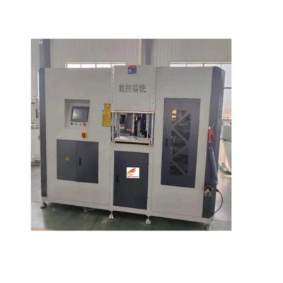 Cina UPVC WINDOW MAKING MACHINE WINDOW END MILLING MACHINE 3 +2 AXIS CNC ALUMINUM WINDOW MACHINE in vendita