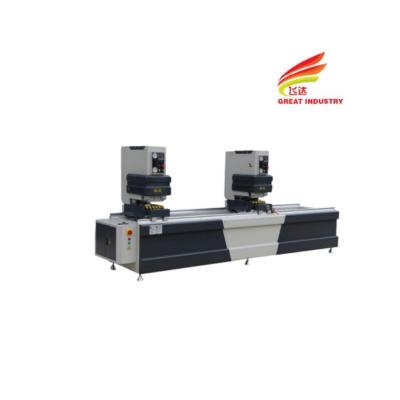 中国 UPVC DOOR WINDOW MANUFACTURING MACHINE UPVC CNC CORNER CLEANING MACHINE TWO HEAD WELDING MACHINE 販売のため