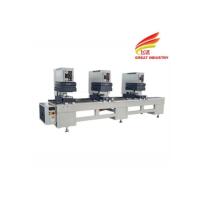 China Three Head UPVC Window Welding Machine 120mm Welding Height 26000r/min Seamless Welding for sale
