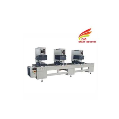 China THREE HEAD WELDING MACHINE WINDOW MANUFACTURING MACHINE UPVC WINDOWS MAKING MACHINE Te koop