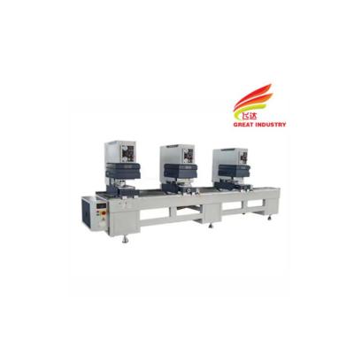 Cina THREE HEAD WELDING MACHINE PVC DOOR WELDING MACHINE PVC WINDOW DOOR MACHINE in vendita