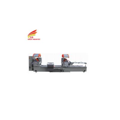 中国 DOUBLE HEAD CUTTING MACHINE ALUMINUM PROFILE WINDOW MACHINE CNC ALUMINIUM CUTTING MACHINE 販売のため