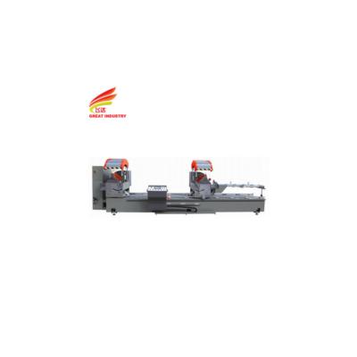 中国 AUTOMATIC ALUMINIUM CUTTING MACHINE ALUMINUM PROFILE CUTTING SAW DOUBLE MITRE SAW CNC CUTTING SAW 販売のため