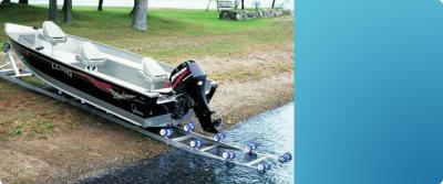 China Hot Galvanized Aluminum European style tandem Boat Trailer with Hand Winch for sale