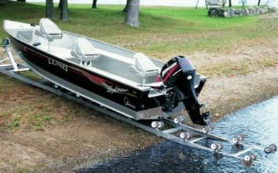 China Aluminum alloy fishing boat trailer for sale