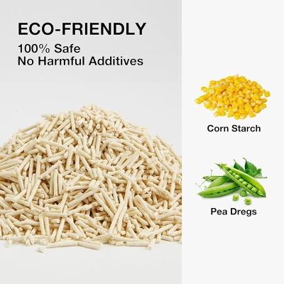 China Deodorizer Tofu Clumping Cat Litter Degradable Eco Friendly Tofu Cat Litter for sale