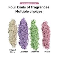Quality Fast Clumping Dust Free Natural Biodegradable Flushable Green Tea Cat Litter for sale
