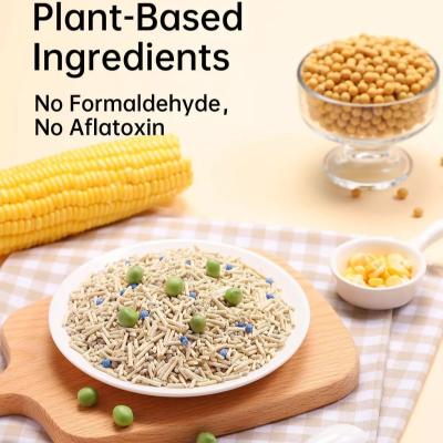 중국 사용자 정의 분해 가능한 토푸와 벤토나이트 혼합 고양이 쓰레기 먼지 없는 판매용