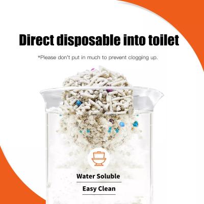 중국 사용자 정의 분해 가능한 토푸와 벤토나이트 혼합 고양이 쓰레기 먼지 없는 판매용