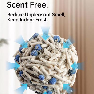 중국 사용자 정의 분해 가능한 토푸와 벤토나이트 혼합 고양이 쓰레기 먼지 없는 판매용