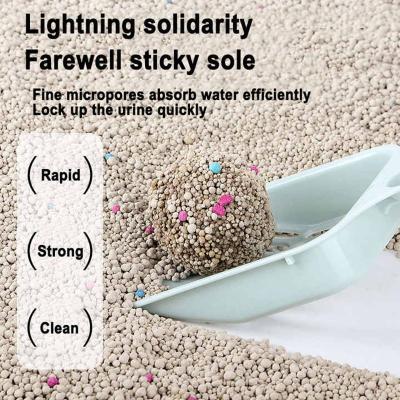 China Eco Friendly Bentonite Cat Litter Pet Suppliers Dust Free Bulk Ball Shape Clumping for sale