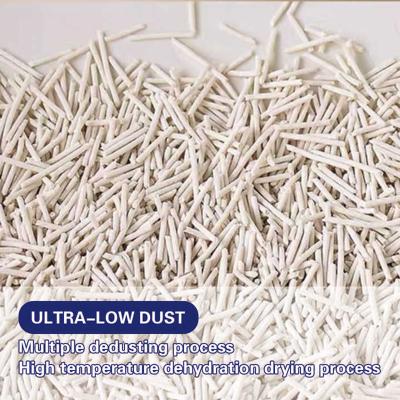 China Arena para gatos de tofu OEM china de 1,8 mm con fuerte desodorización, ecológica y natural, apta para desechar por el inodoro en venta