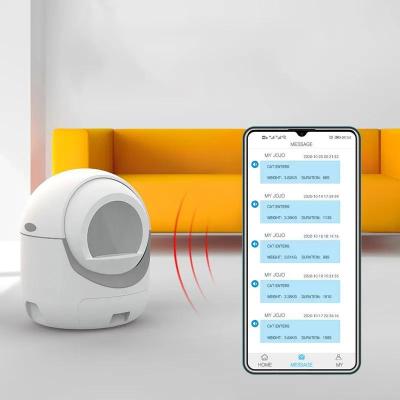 China Large Capacity Smart Cat Litter Box Automatic Control Customizable Multiple Sensors for sale