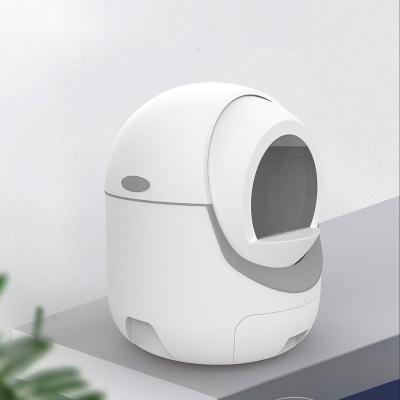 China Large Capacity Smart Cat Litter Box Automatic Control Customizable Multiple Sensors for sale