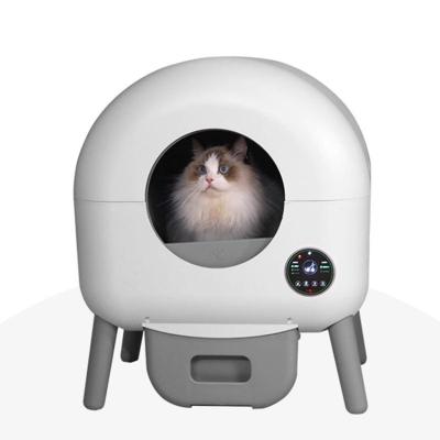 China Large Capacity Safety Upgraded Automatic Self Cleaning Advanced Odor Control Cat Litter Box for sale